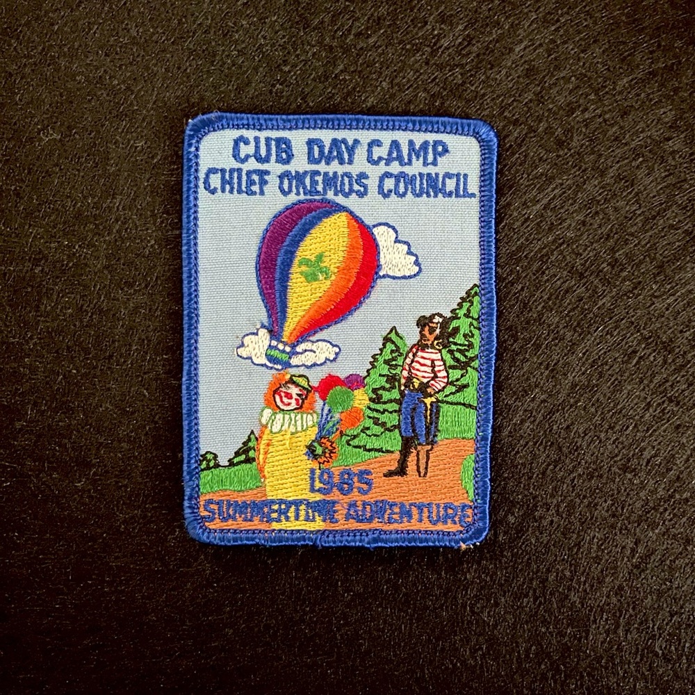 Vintage Boy Scouts Cub Scouts Patch Badge 80s - Gem